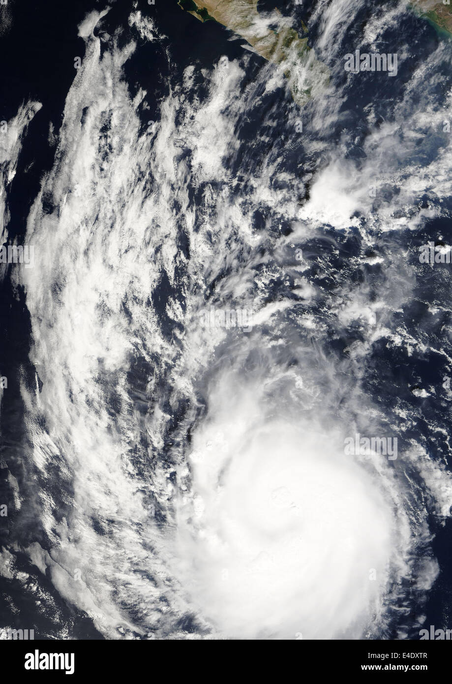 Hurricane Paul, Pacific Ocean, In 2006, True Colour Satellite Image ...