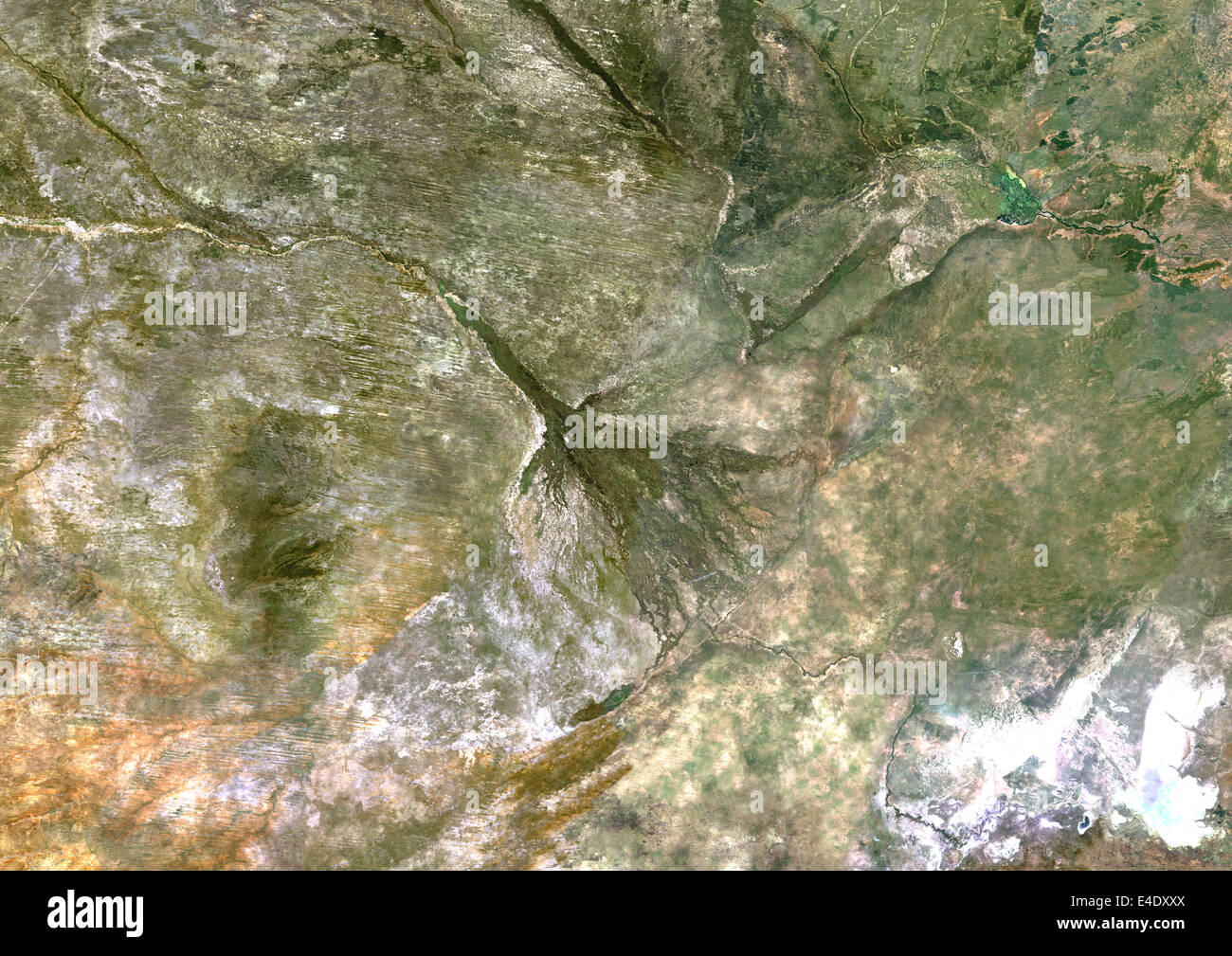 Botswana okavango delta map hi-res stock photography and images - Alamy