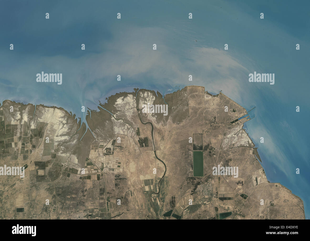 Yellow River Delta Map