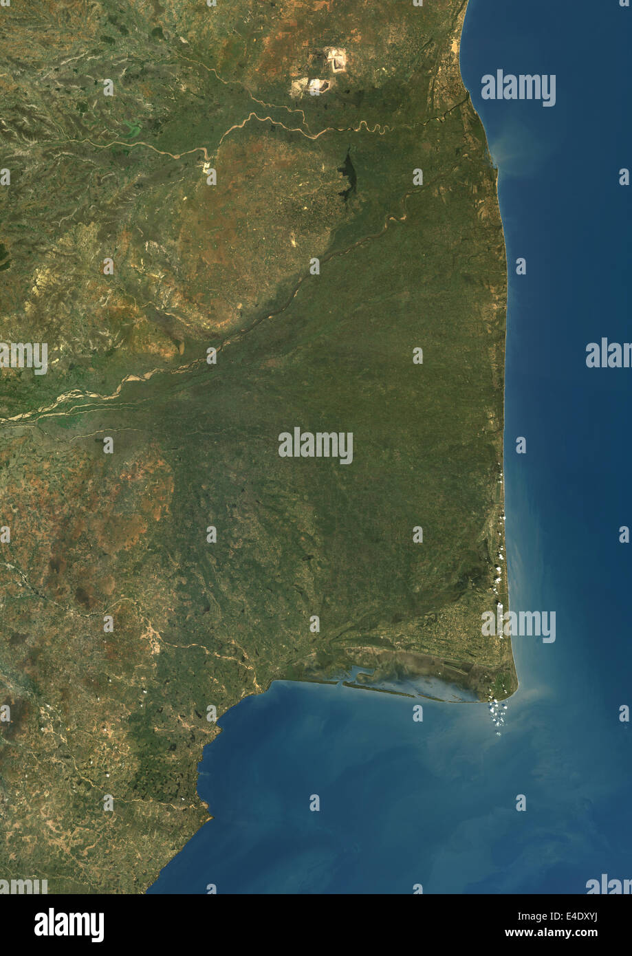 India map river hi-res stock photography and images - Alamy