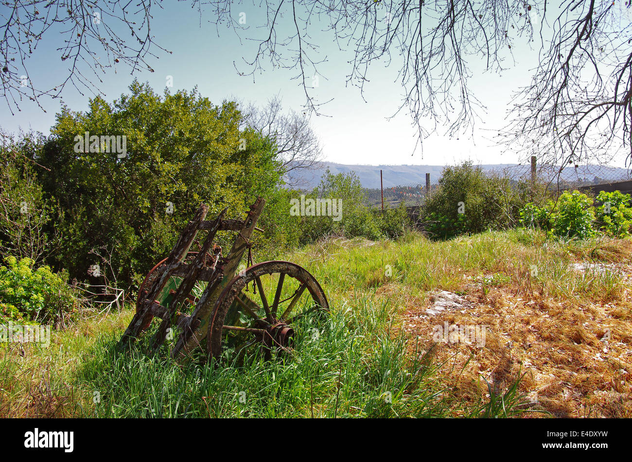 Green farm wagon hi-res stock photography and images - Alamy