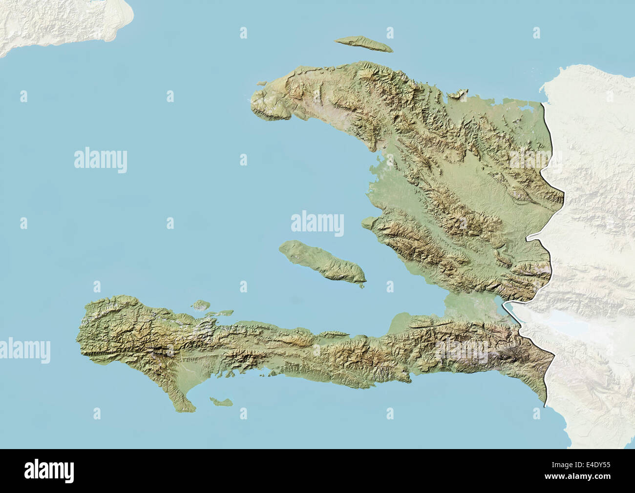 Map satellite geography haiti hi-res stock photography and images - Alamy