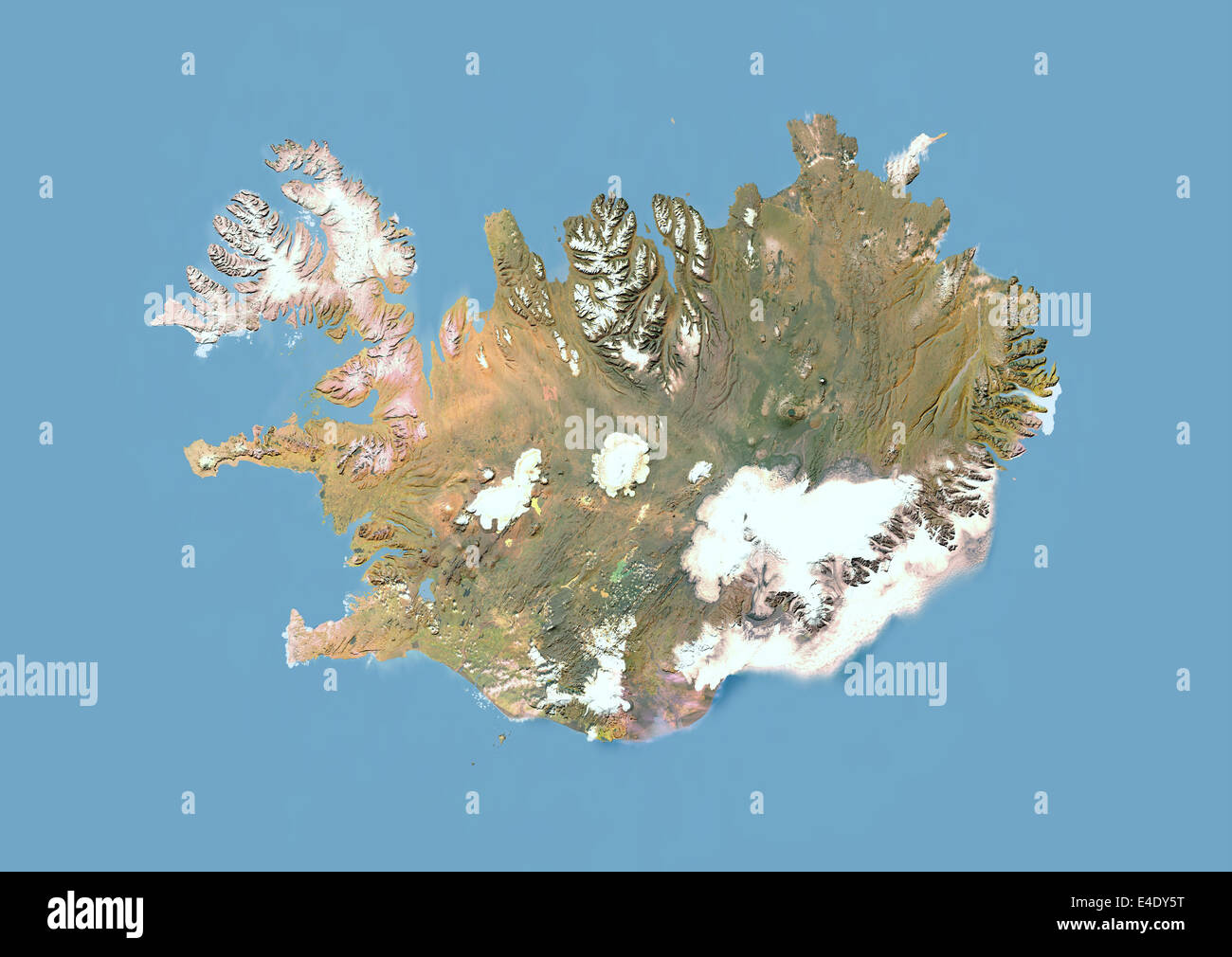 Map satellite geography iceland hi-res stock photography and images - Alamy