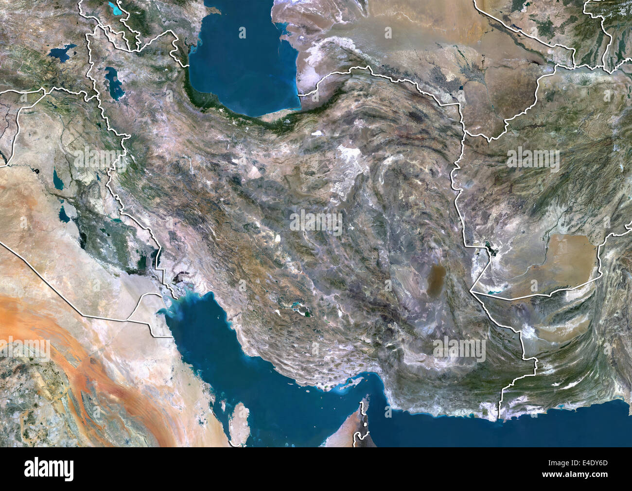 Iran map hi-res stock photography and images - Alamy