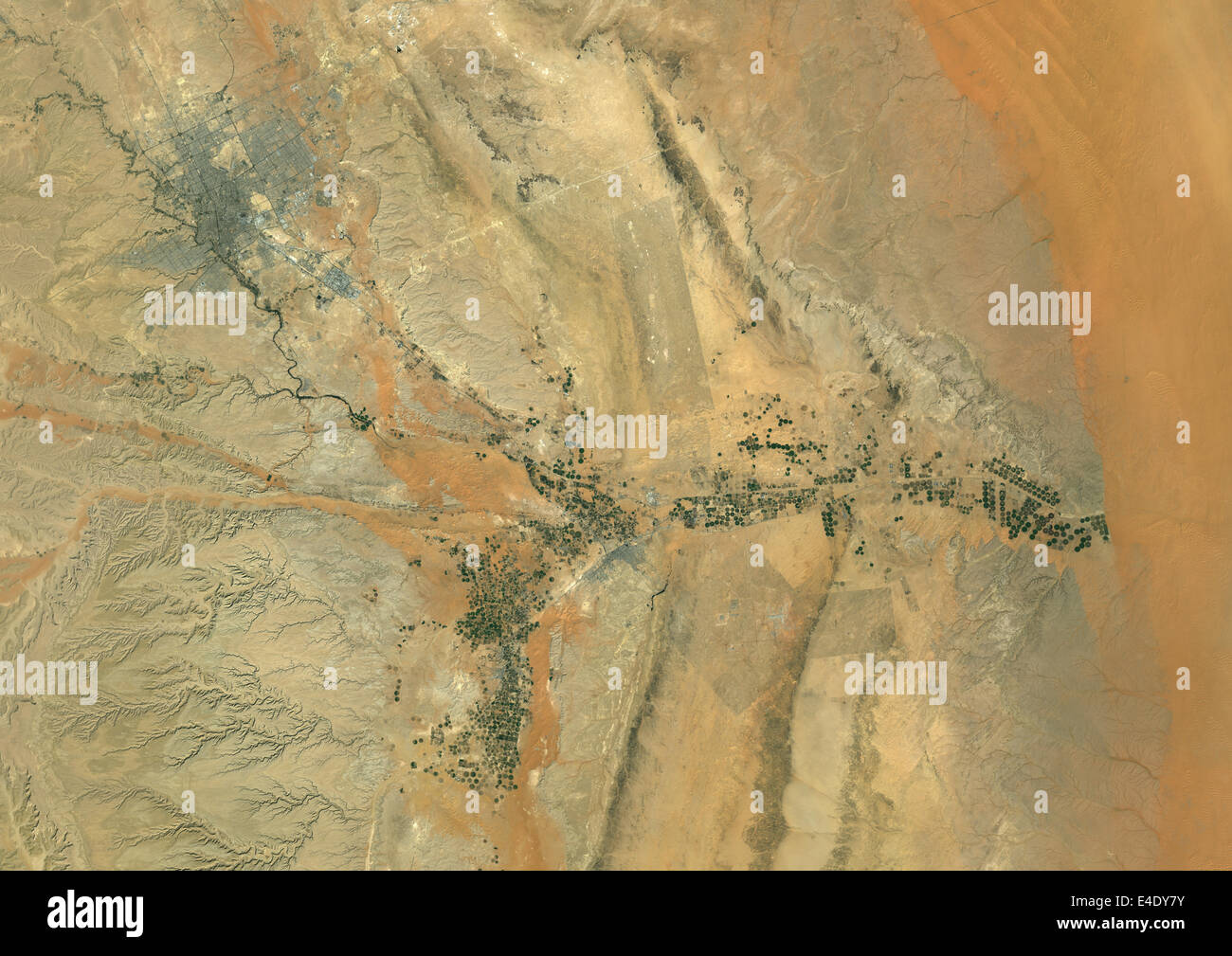 Riyadh, Saudi Arabia , True Colour Satellite Image. True colour ...