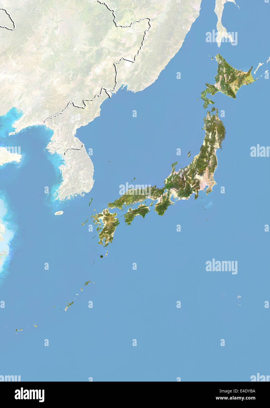 Aerial view tokyo satellite image hi-res stock photography and images ...