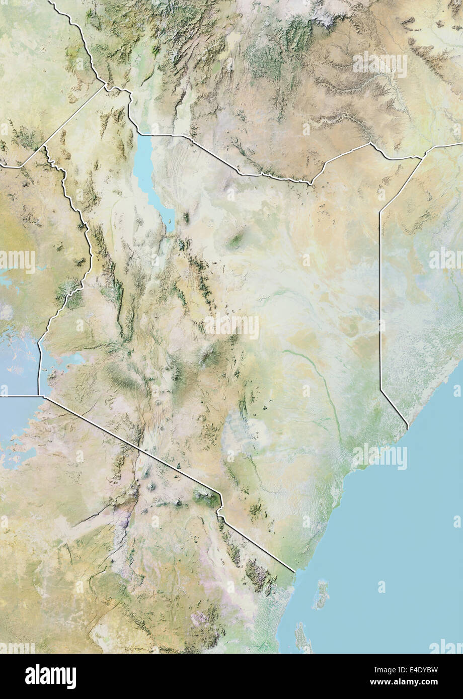Kenya Map Satellite