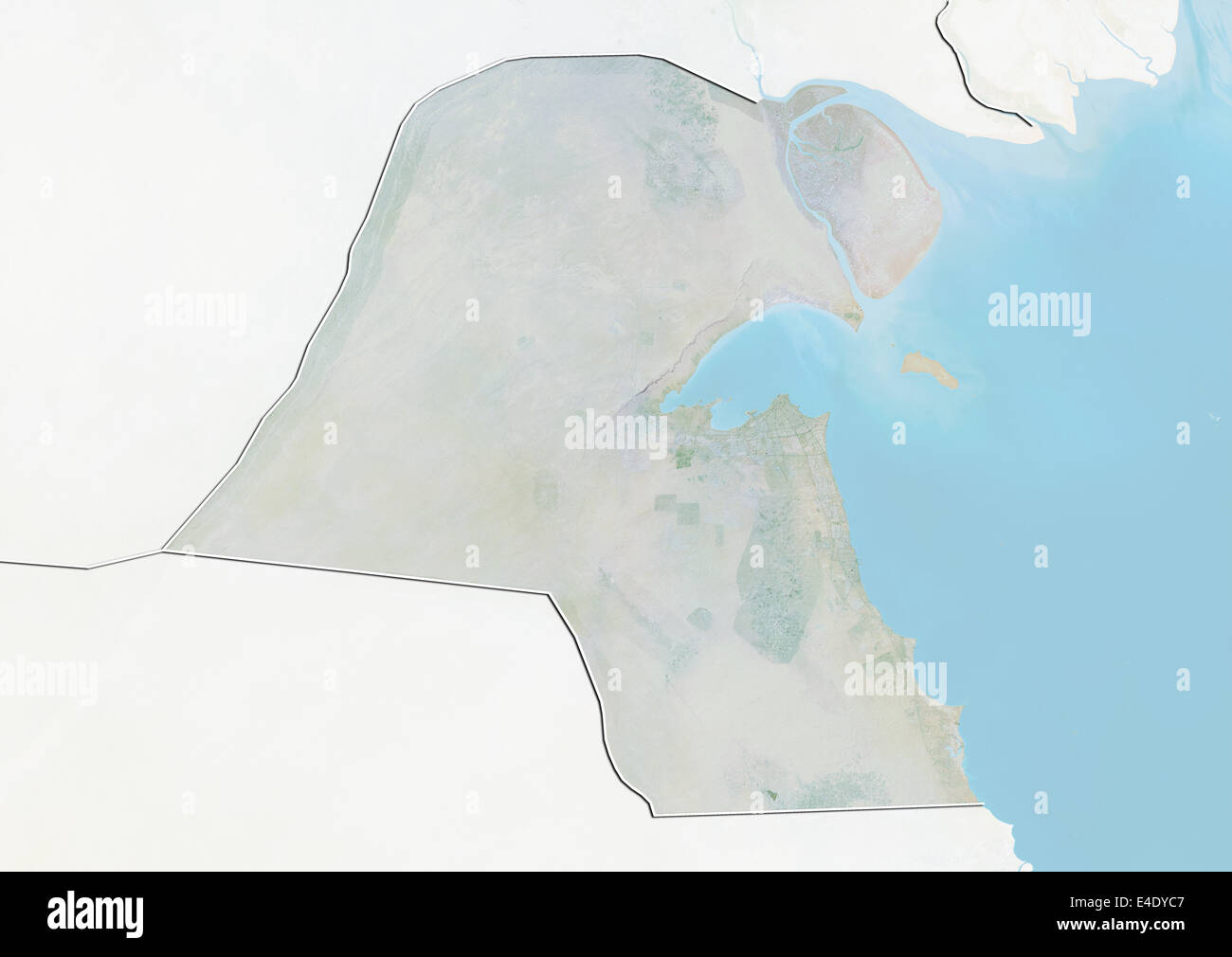 Middle east map kuwait hi-res stock photography and images - Alamy