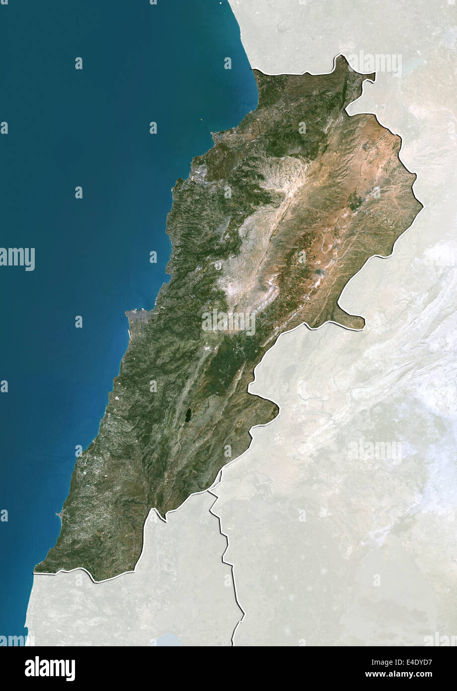 Lebanon Map And Satellite Image, 48% OFF | brunofuga.adv.br