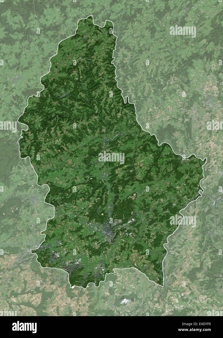 Luxembourg europe map hi-res stock photography and images - Alamy