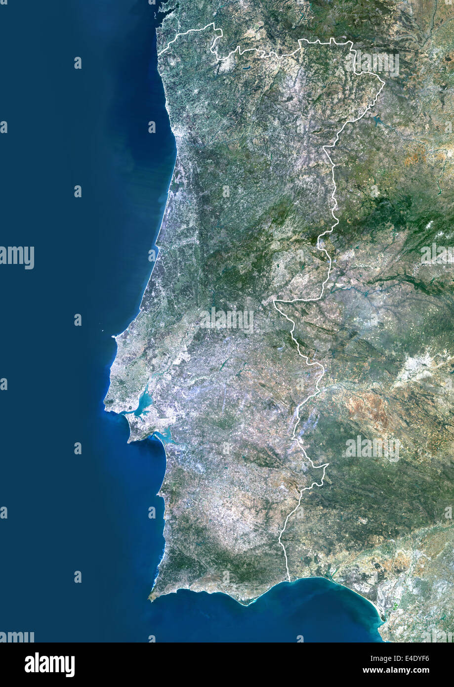 Map of portugal coast hi-res stock photography and images - Alamy