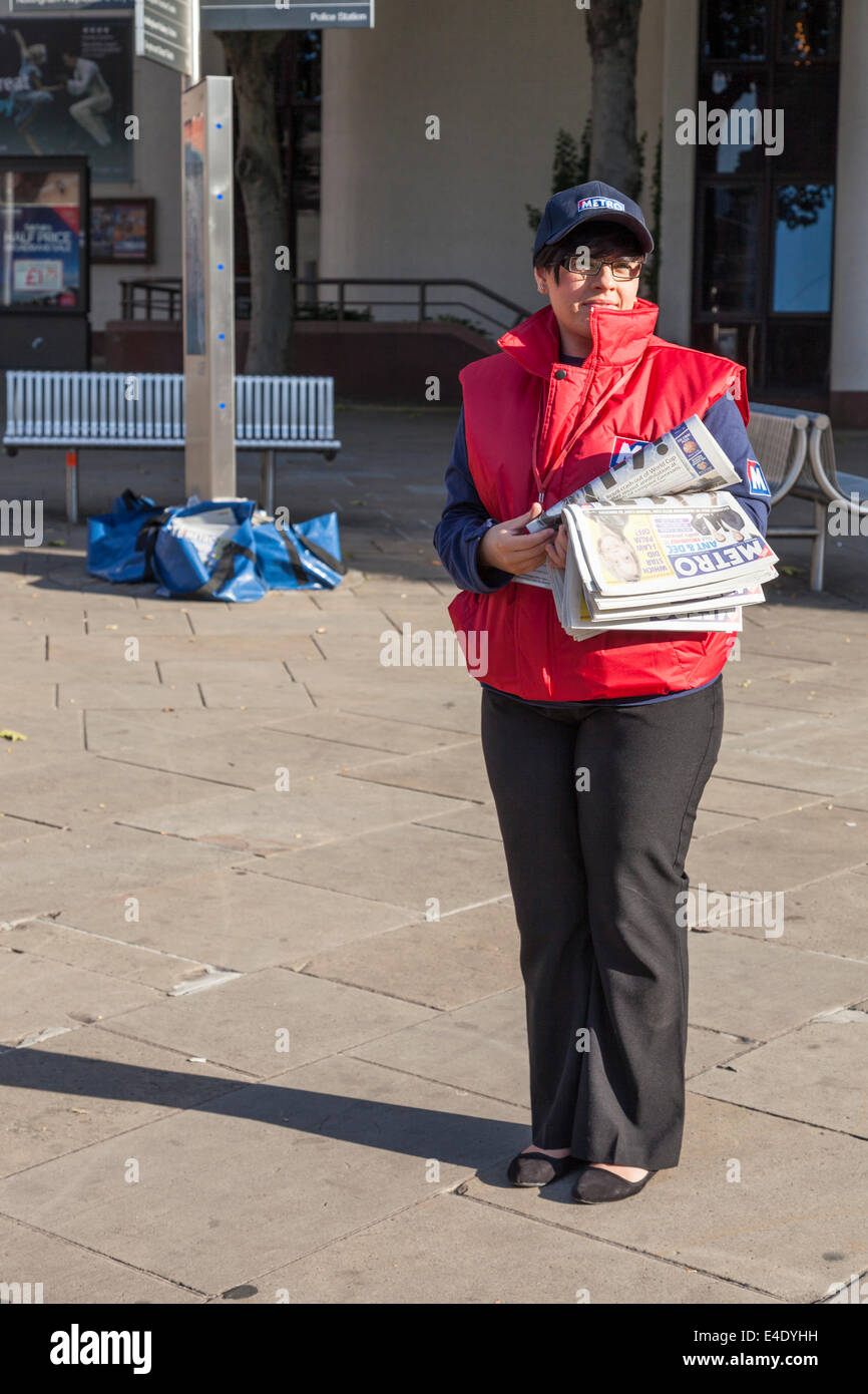 Metro newspaper distributor hi-res stock photography and images - Alamy