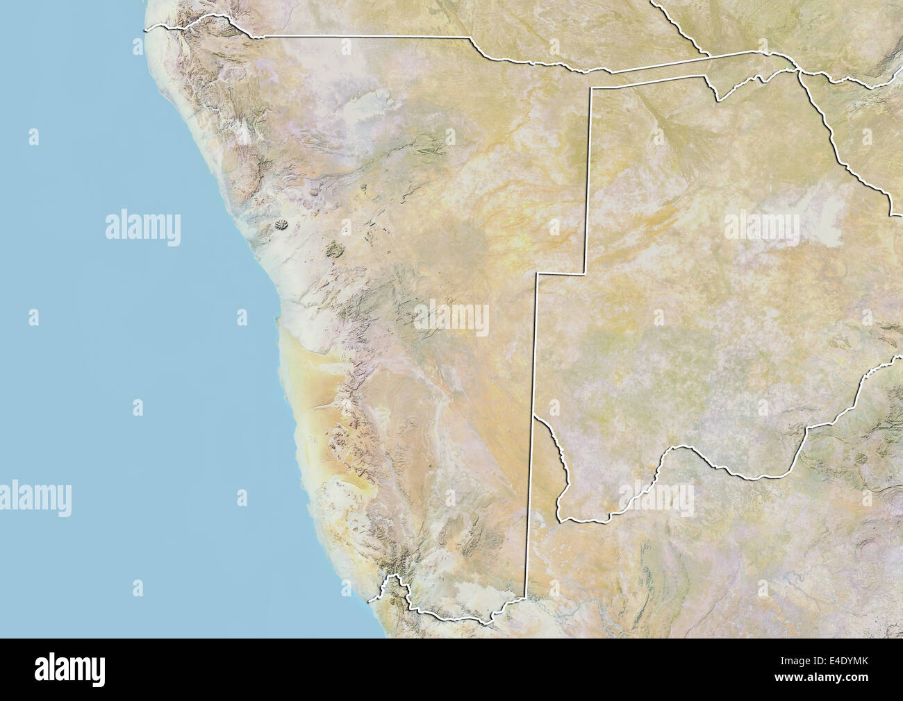 Map satellite geography namibia hi-res stock photography and images - Alamy