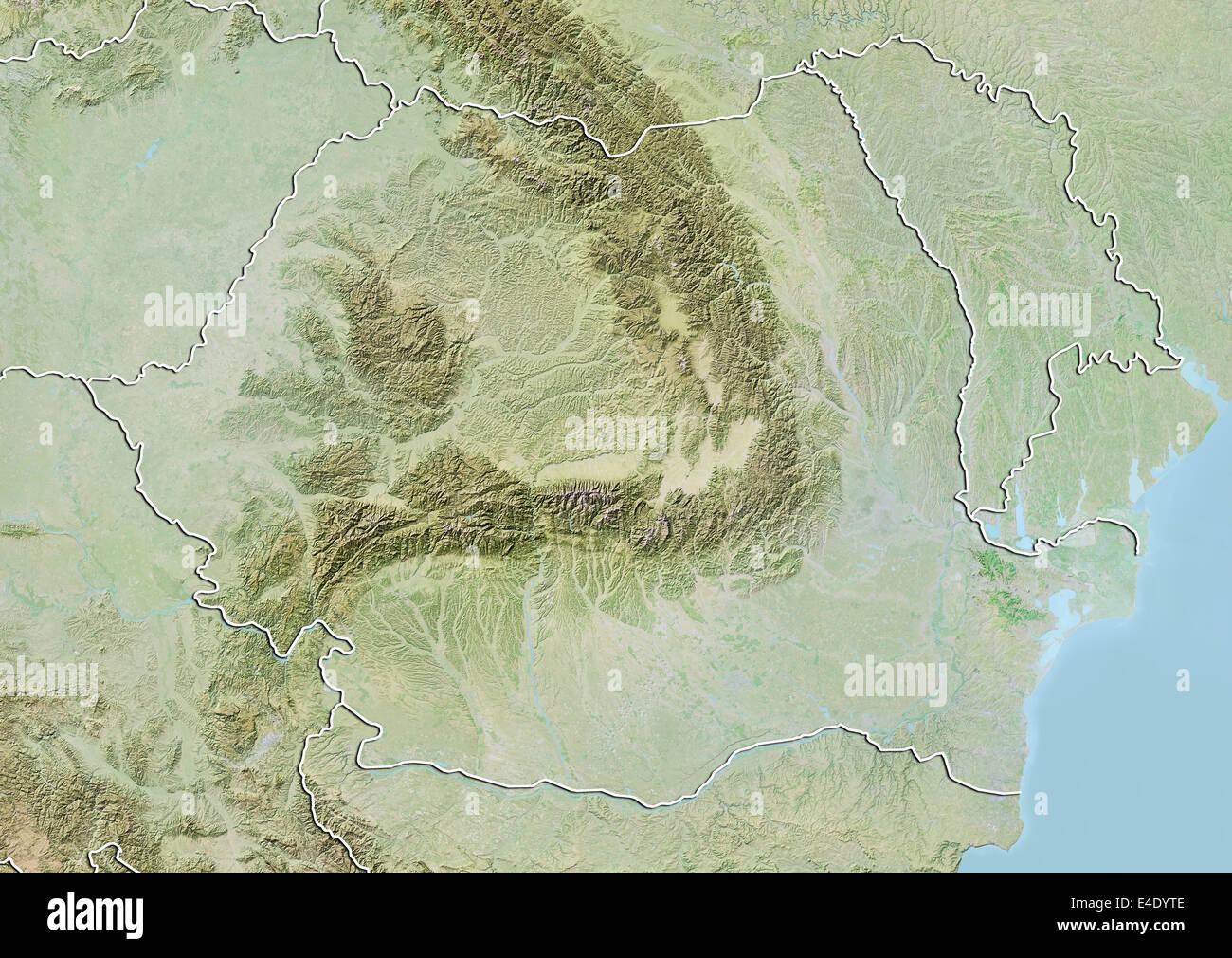 Romania europe map hi-res stock photography and images - Alamy