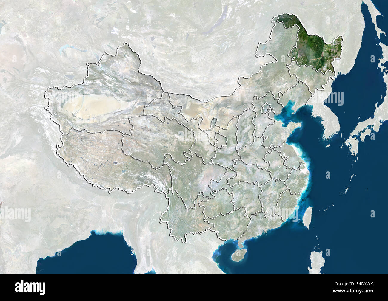 Heilongjiang map hi-res stock photography and images - Alamy