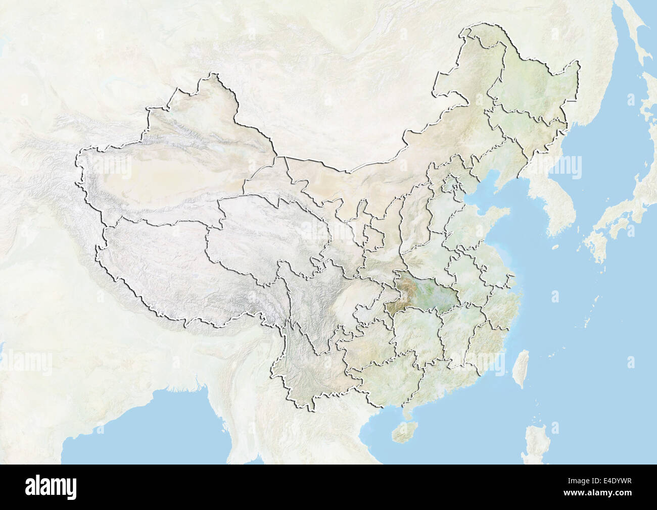 Hubei map hi-res stock photography and images - Alamy