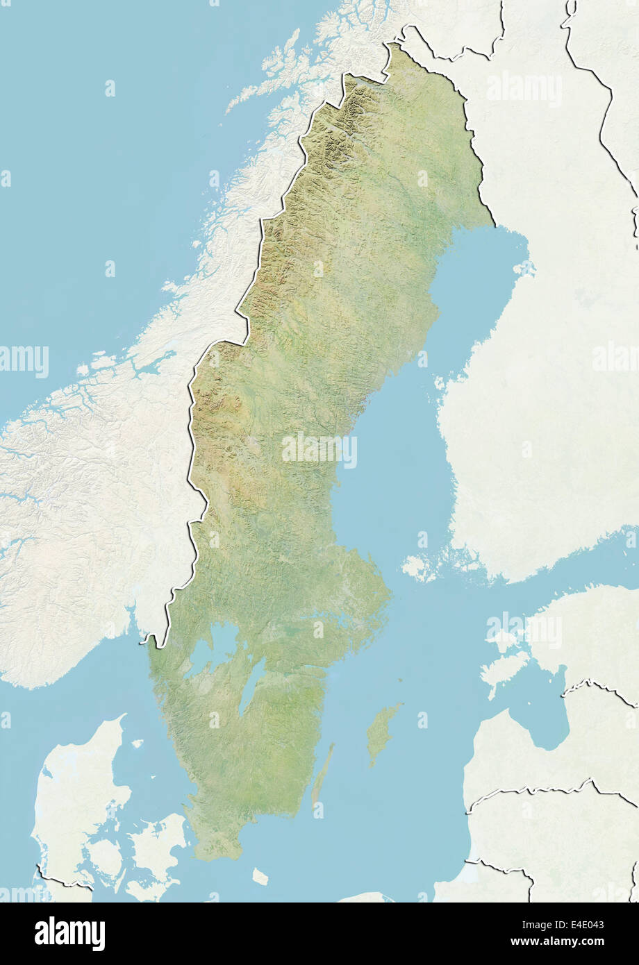 Map Of Sweden - Gis Geography CD2