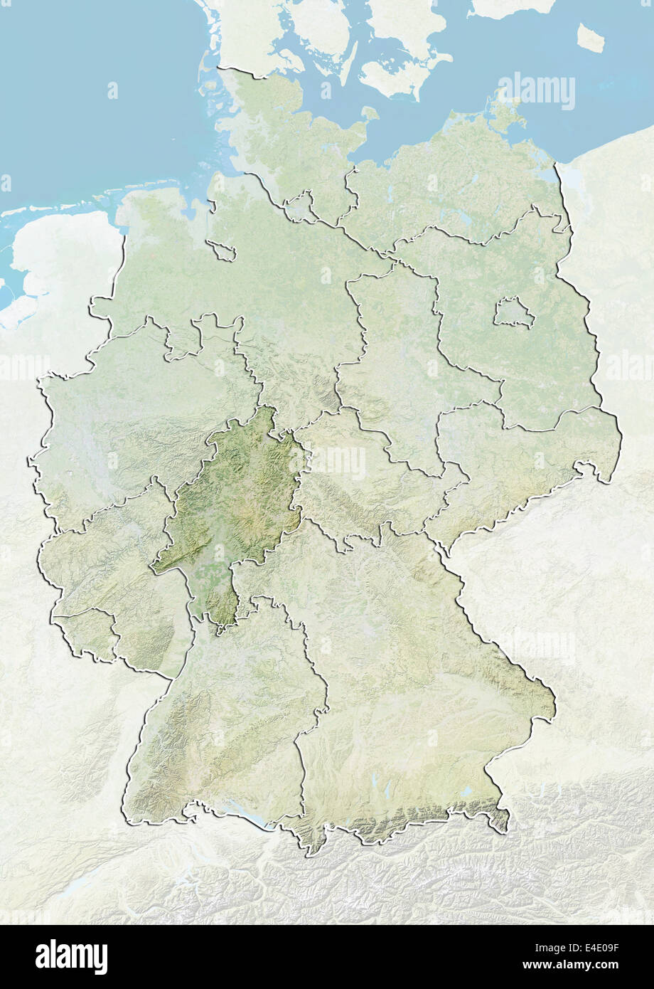 Hesse map hi-res stock photography and images - Alamy