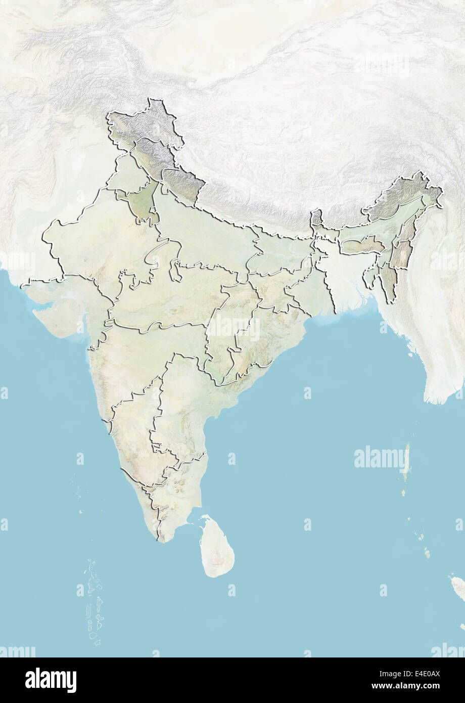 Haryana map hi-res stock photography and images - Alamy