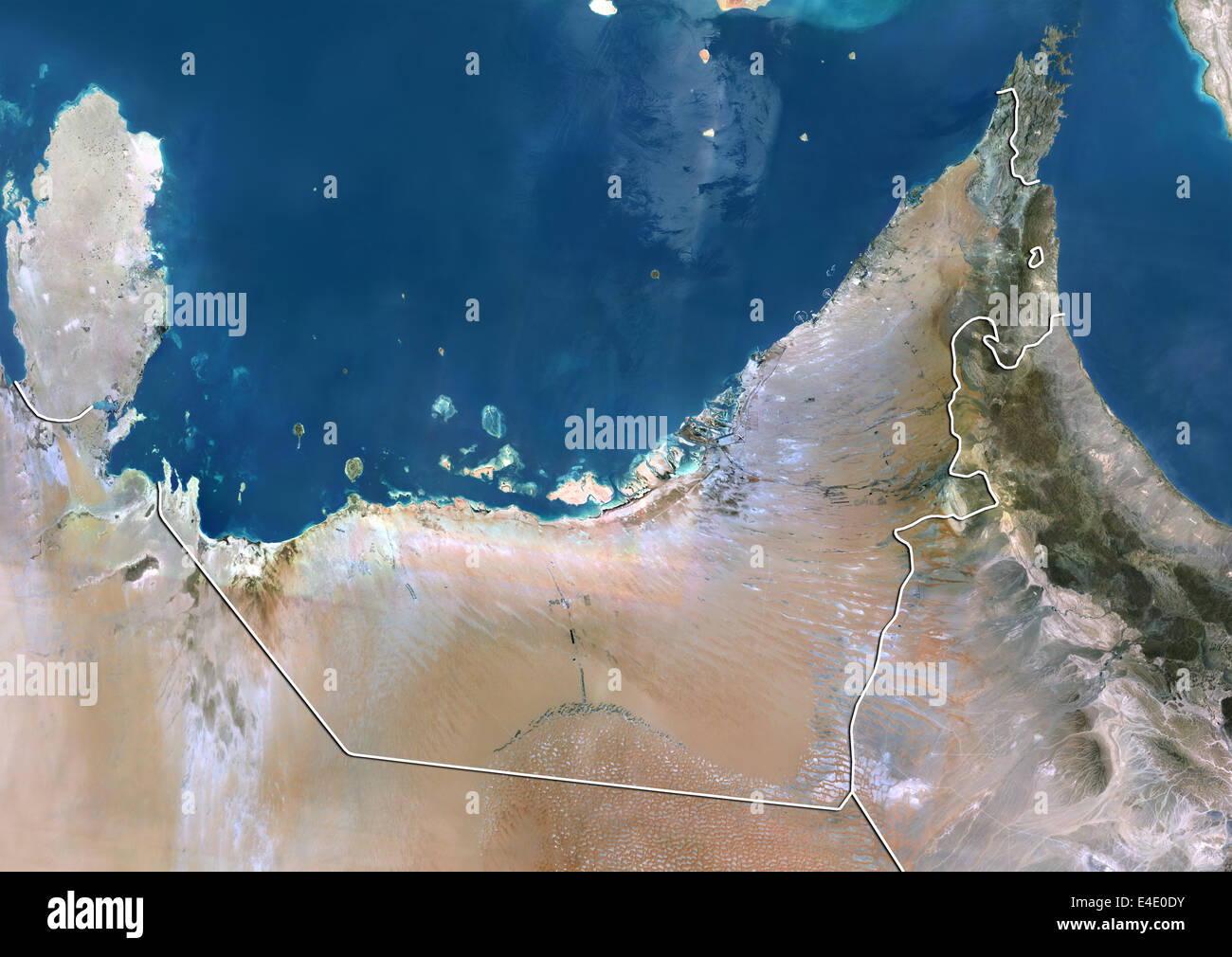 Satellite map of dubai hi-res stock photography and images - Alamy