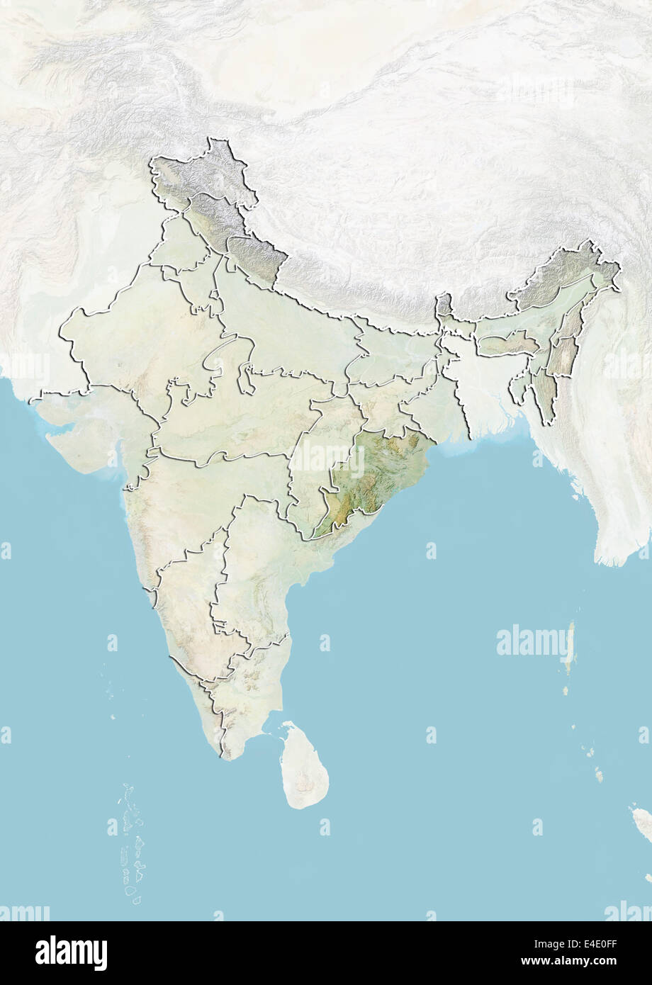 Orissa map hi-res stock photography and images - Alamy