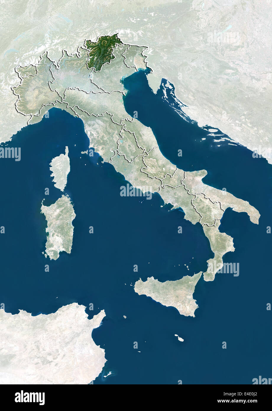 Map Of Rovereto Italy