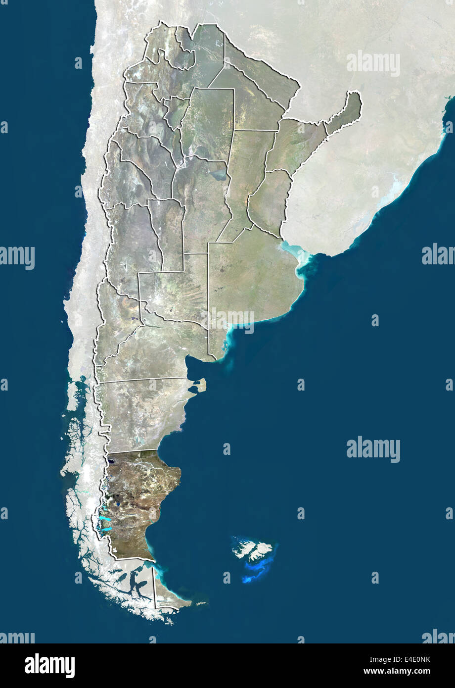 Andres Mountain Range Map