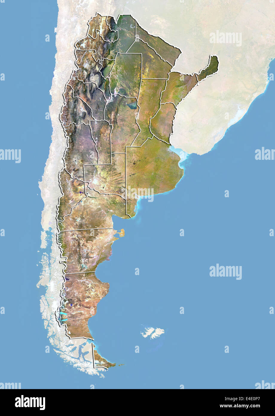 Andres Mountain Range Map