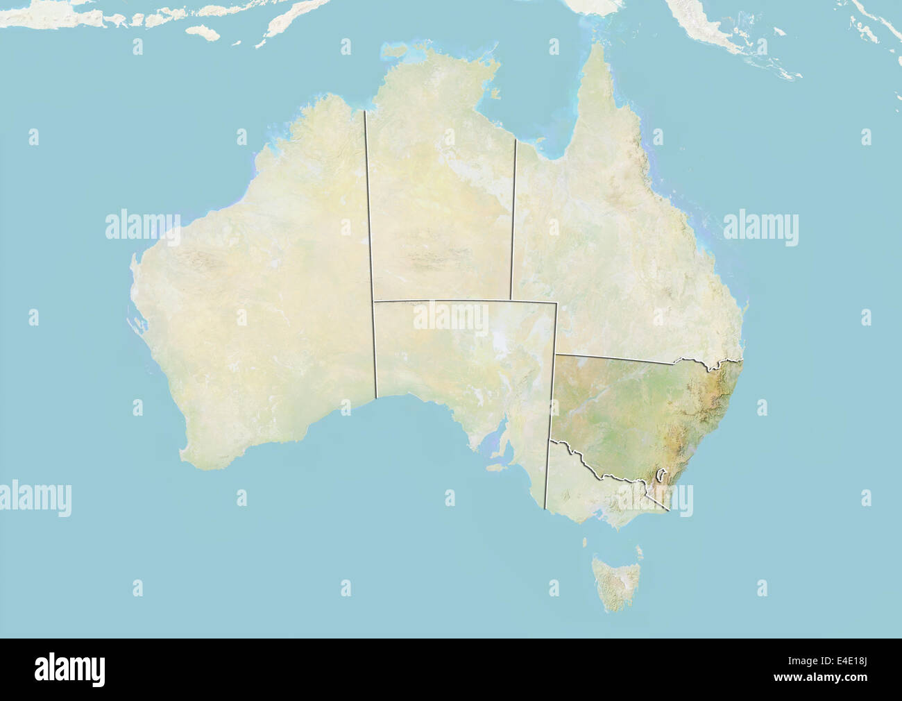 Map of new south wales hi-res stock photography and images - Alamy