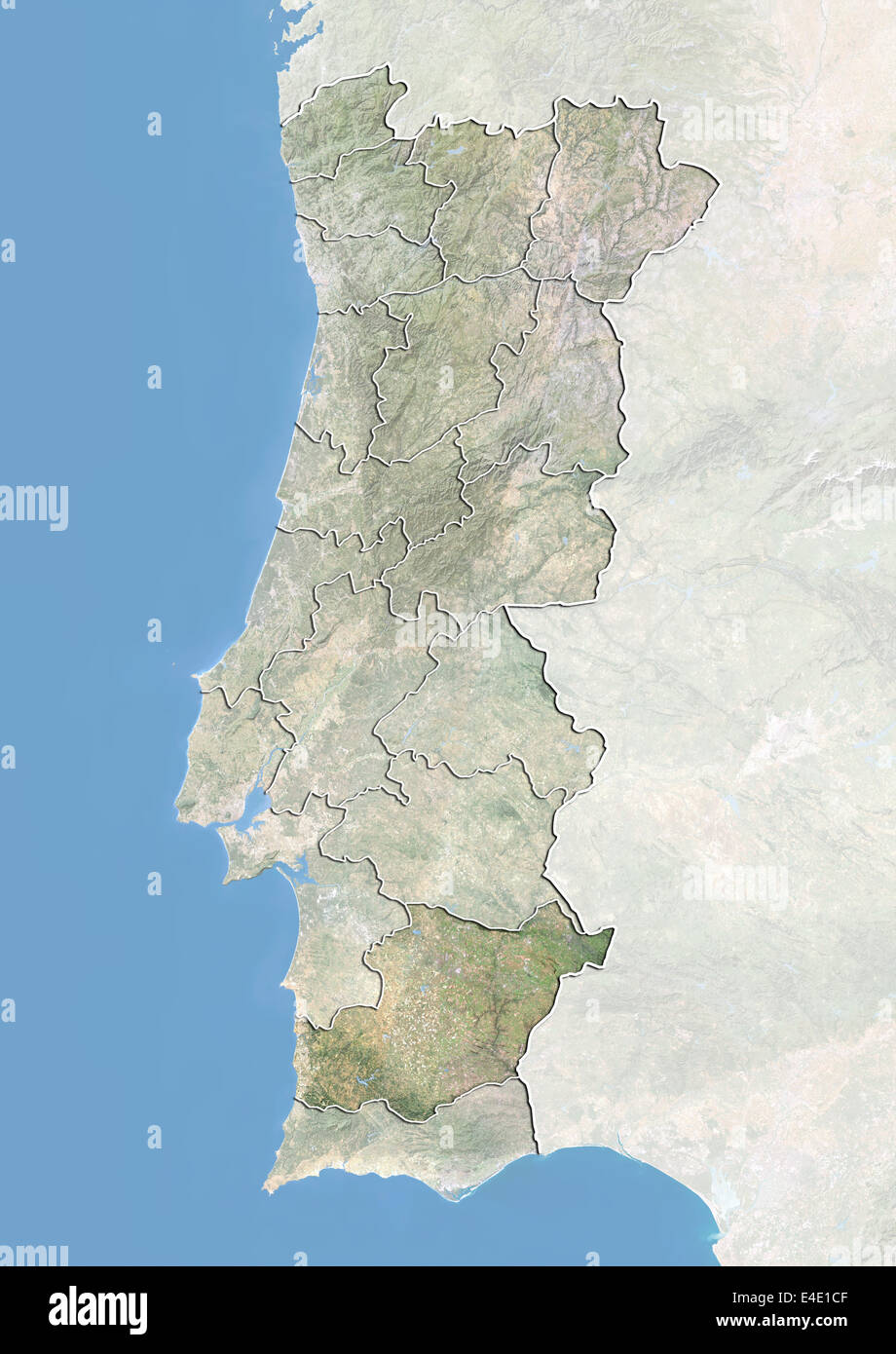 Map of beja portugal hi-res stock photography and images - Alamy