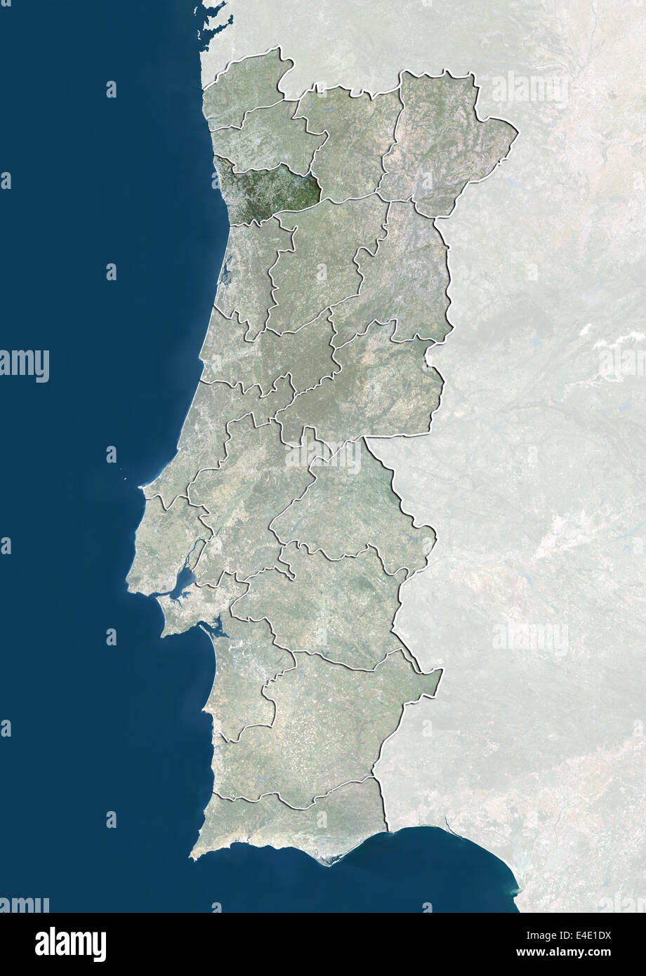 Porto district map hi-res stock photography and images - Alamy