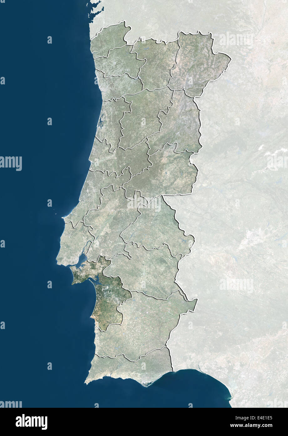 Map of setubal portugal hi-res stock photography and images - Alamy