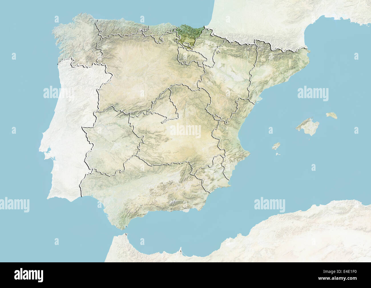 Basque Country Map High Resolution Stock Photography and Images - Alamy