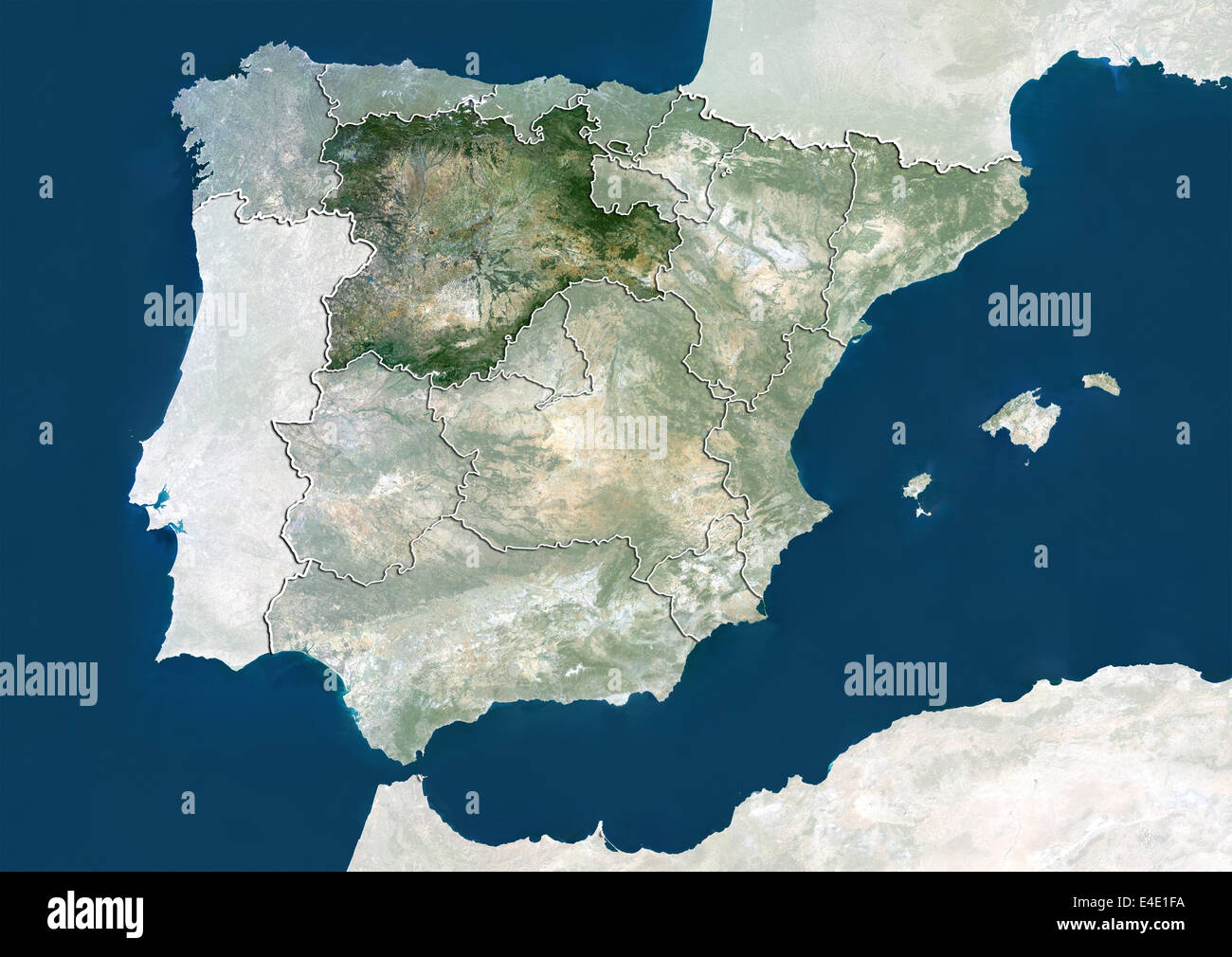 Spain castile leon burgos map hi-res stock photography and images - Alamy