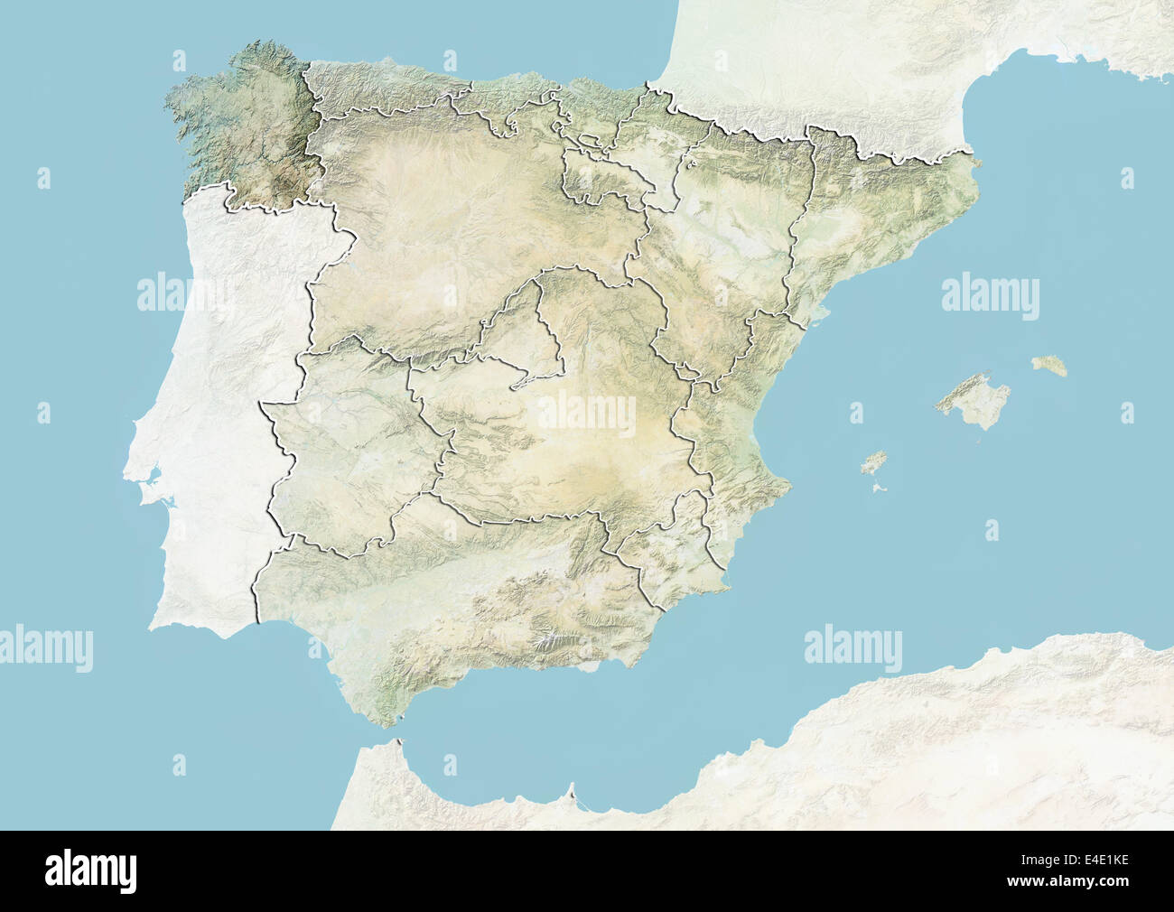 Map of galicia hi-res stock photography and images - Alamy