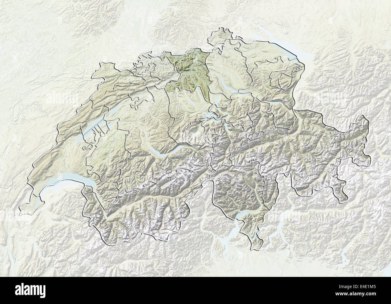 Map of aargau hi-res stock photography and images - Alamy