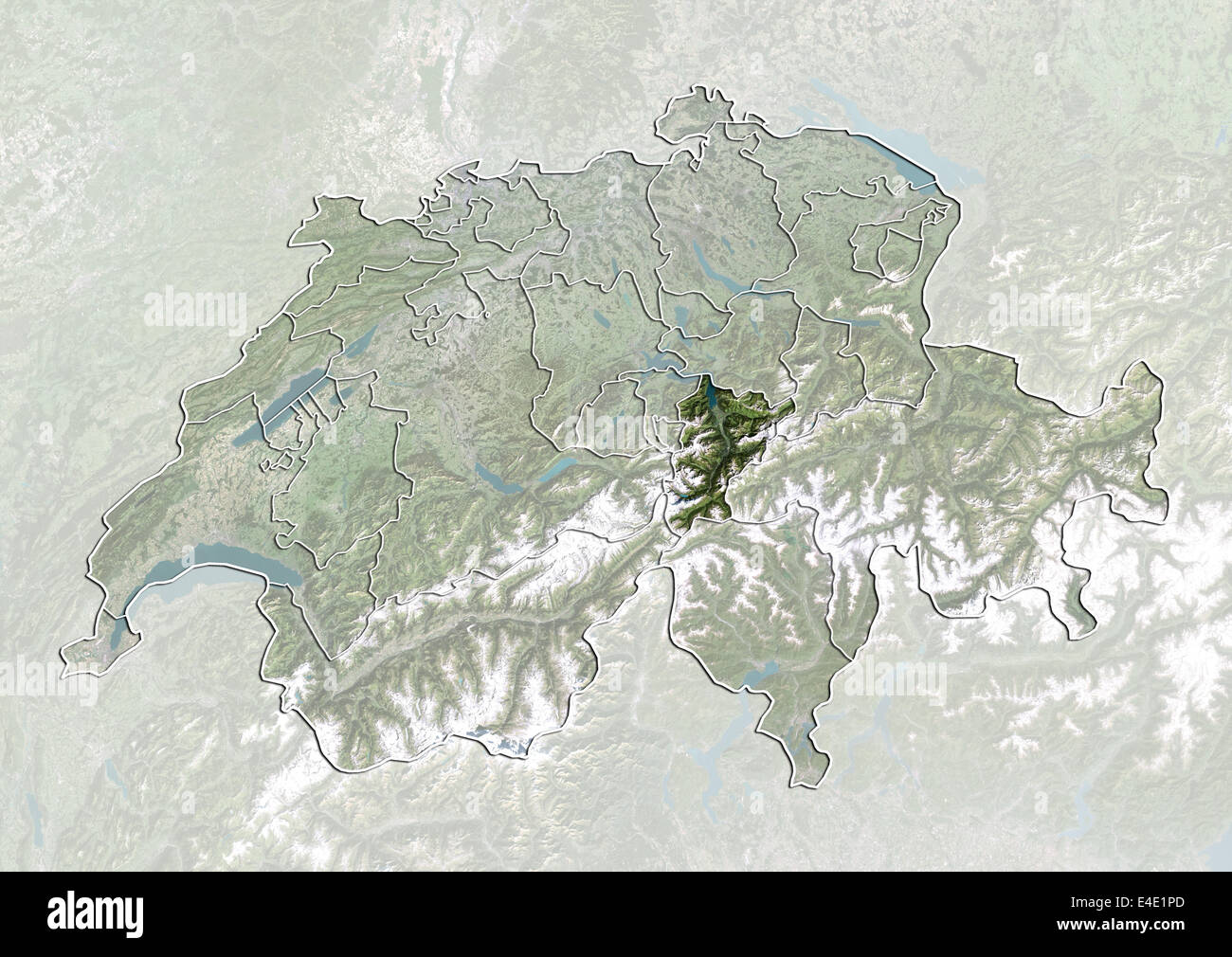 Map of uri hi-res stock photography and images - Alamy