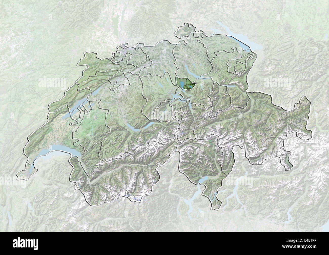 Zug map hi-res stock photography and images - Alamy