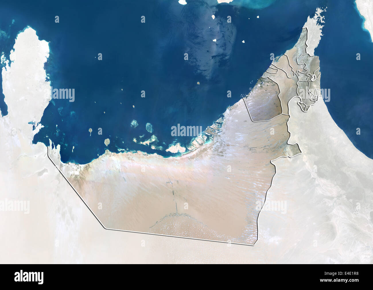 Satellite map of dubai hi-res stock photography and images - Alamy