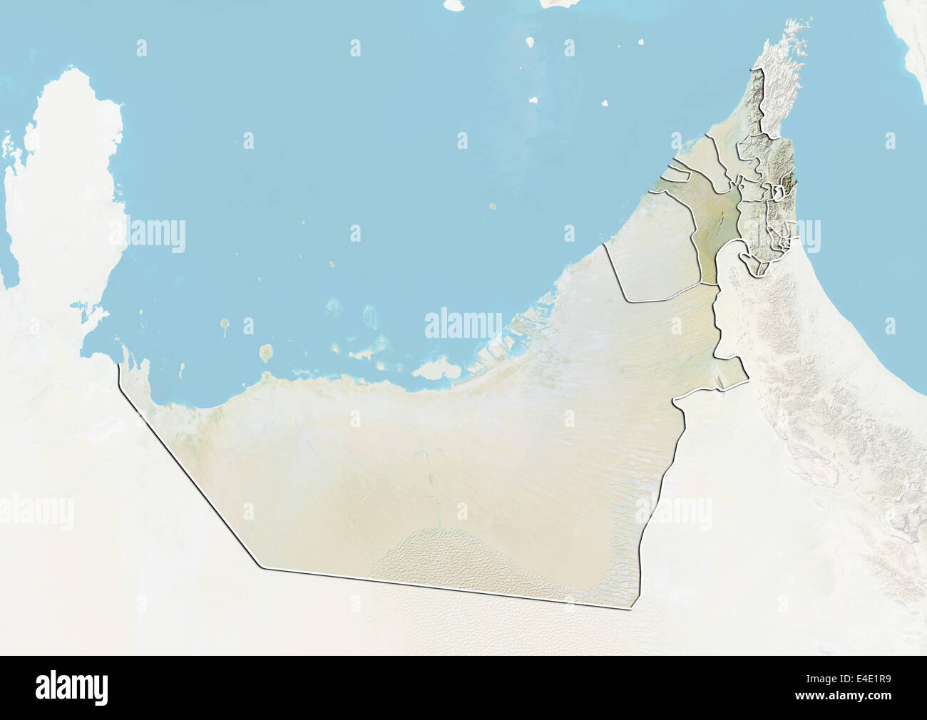 Sharjah map hi-res stock photography and images - Alamy