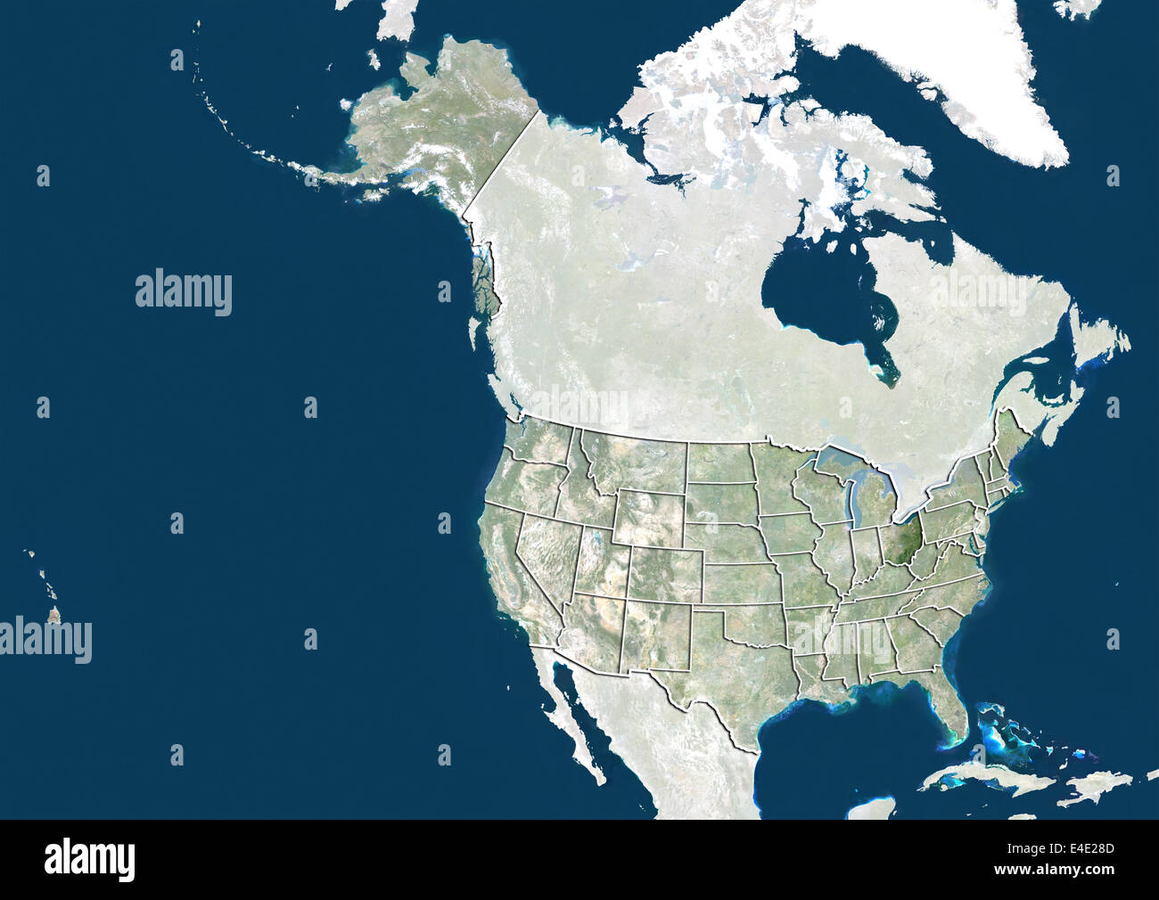 Physical map of ohio hi-res stock photography and images - Alamy