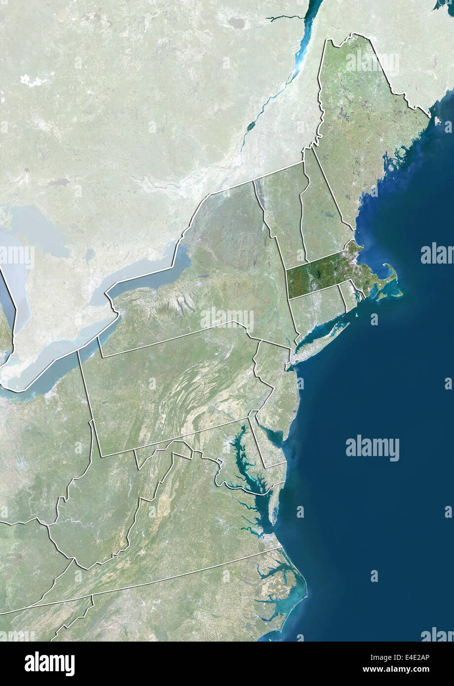 Aerial view boston map hi-res stock photography and images - Alamy