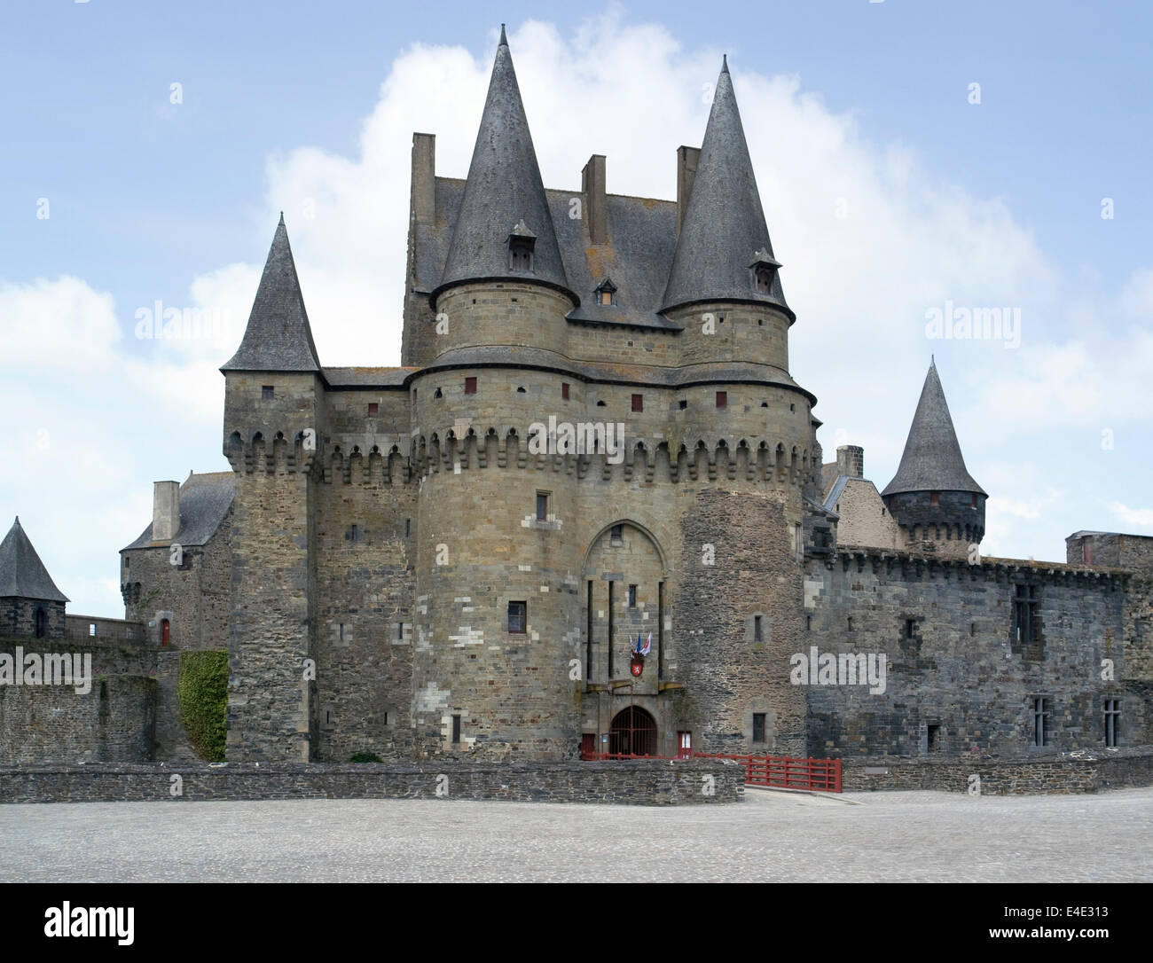 the castle of Vitre in Brittany, France Stock Photo - Alamy