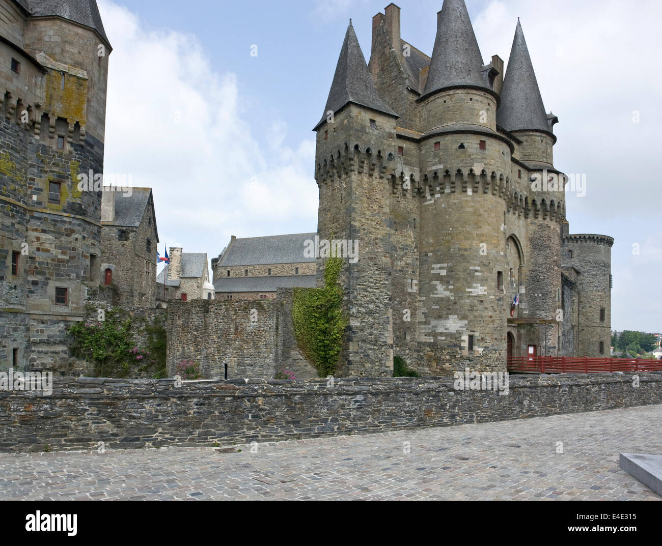 the castle of Vitre in Brittany, France Stock Photo - Alamy