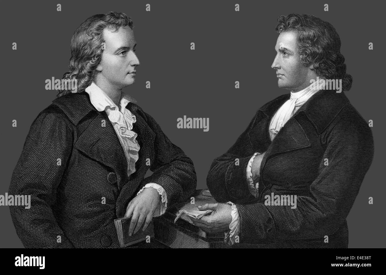 Goethe and schiller Black and White Stock Photos & Images - Alamy