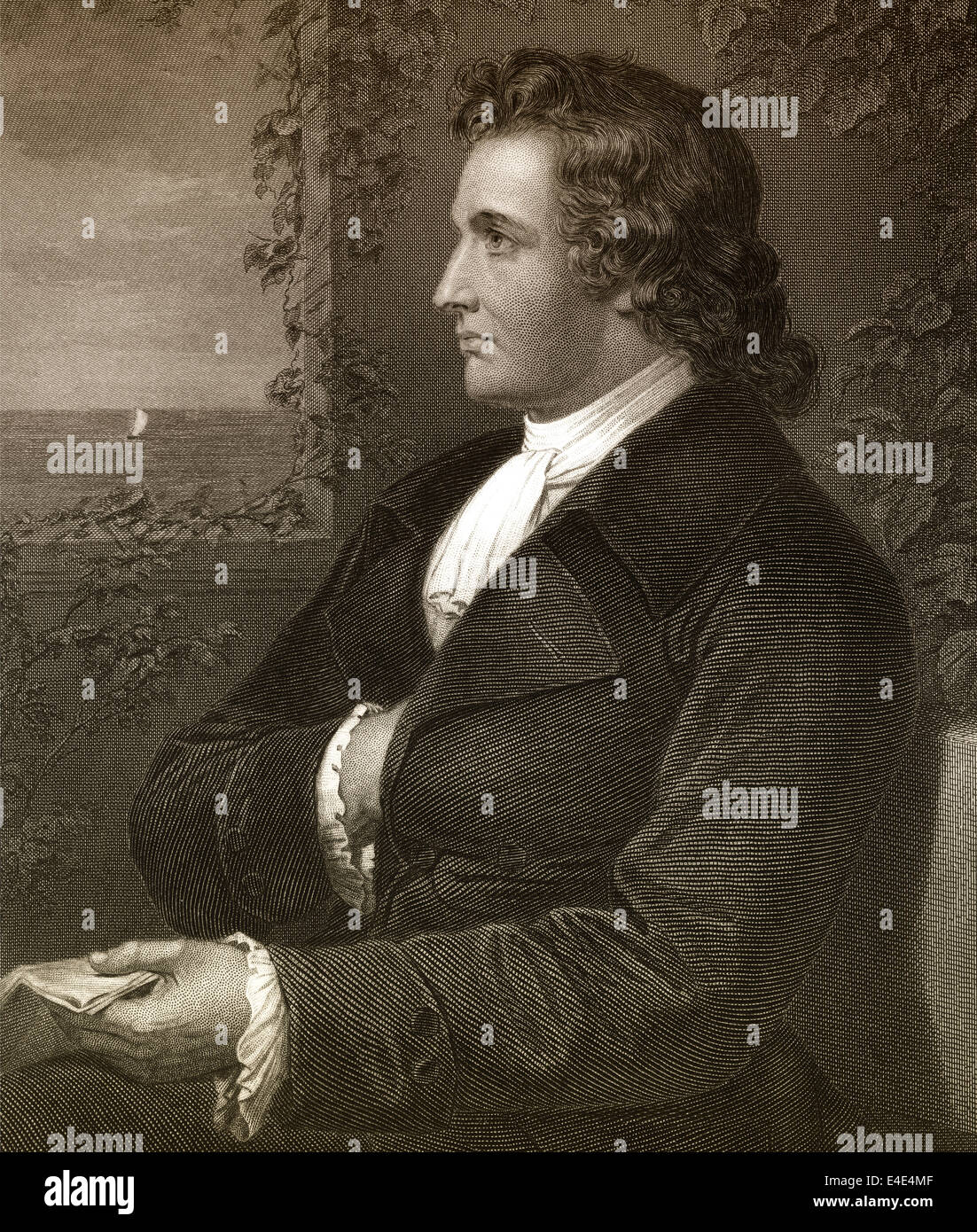 Johann Wolfgang von Goethe, 1749 - 1832, a German poet Stock Photo - Alamy