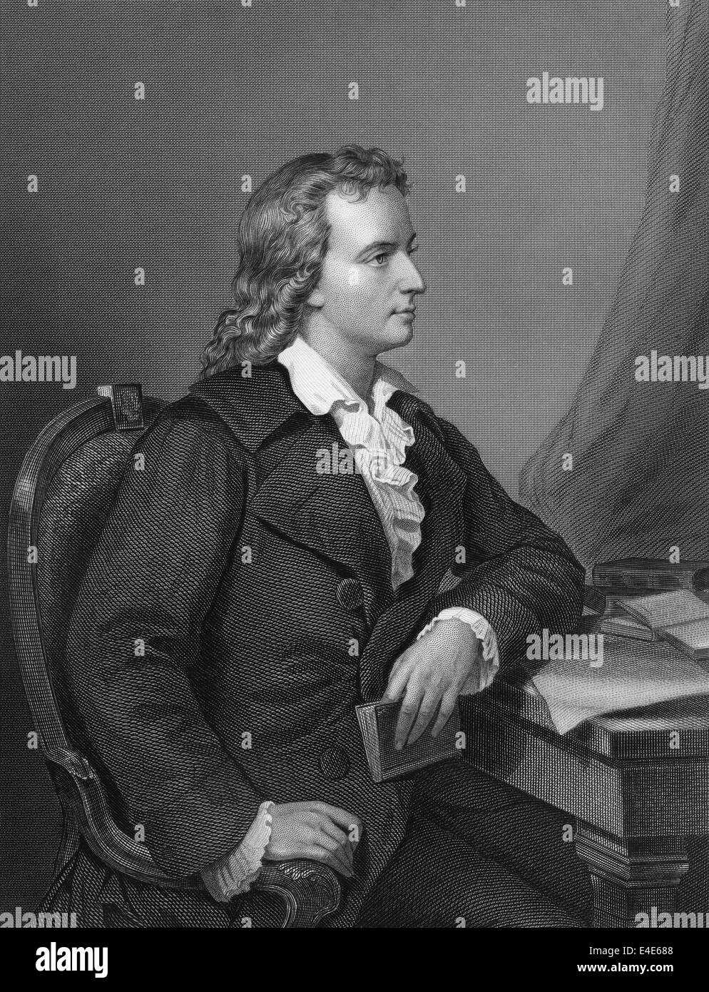 Johann Christoph Friedrich von Schiller, 1759-1805, a German poet ...