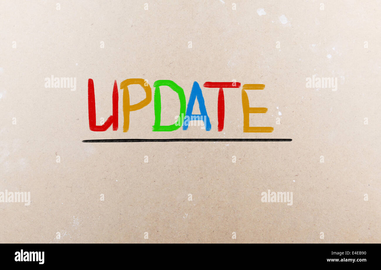 Update and site hi-res stock photography and images - Alamy