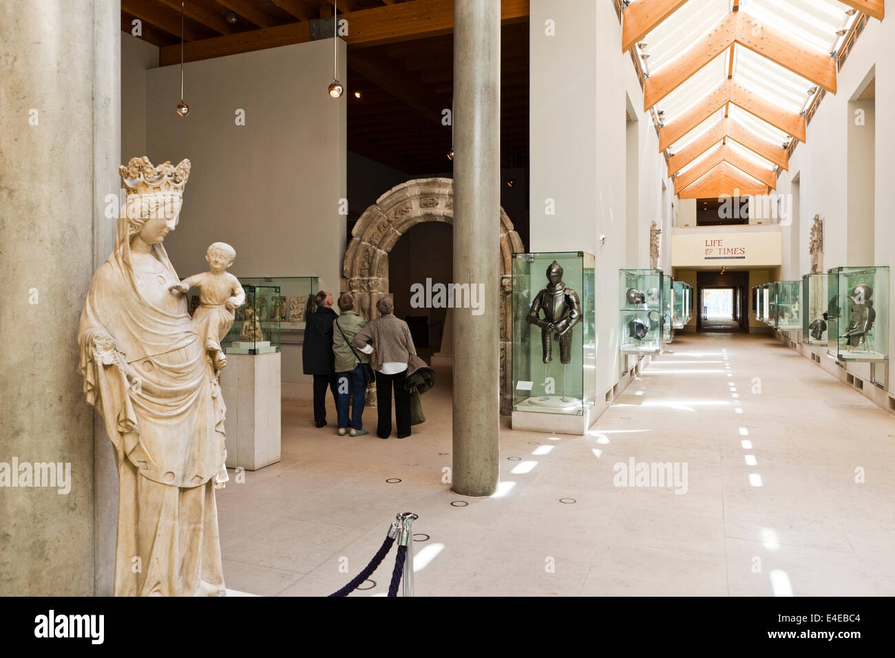 A gallery in the Burrell Collection, Glasgow, Scotland UK Stock Photo ...