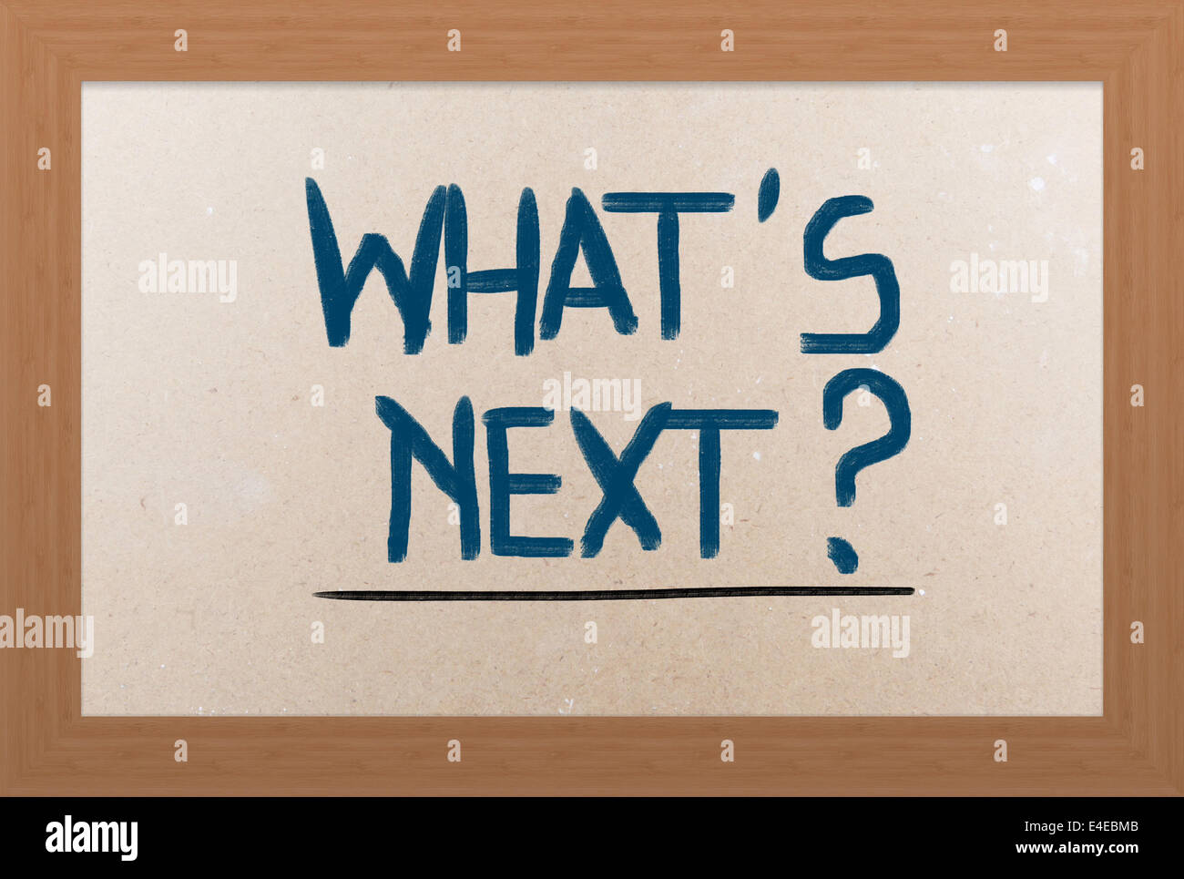 What's Next Concept Stock Photo - Alamy